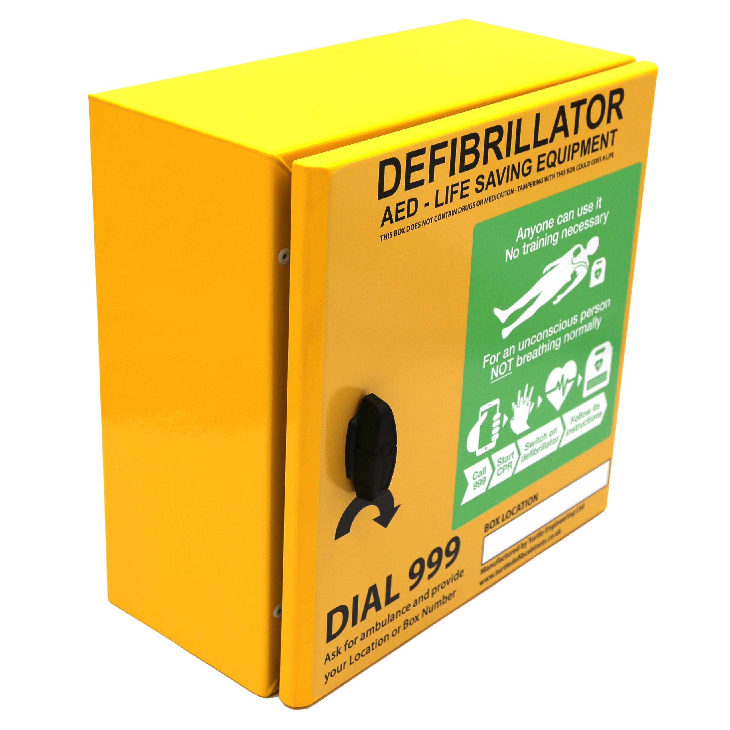 Solar & Wind Powered Defibrillator Cabinet – Optional Remote Monitoring ...