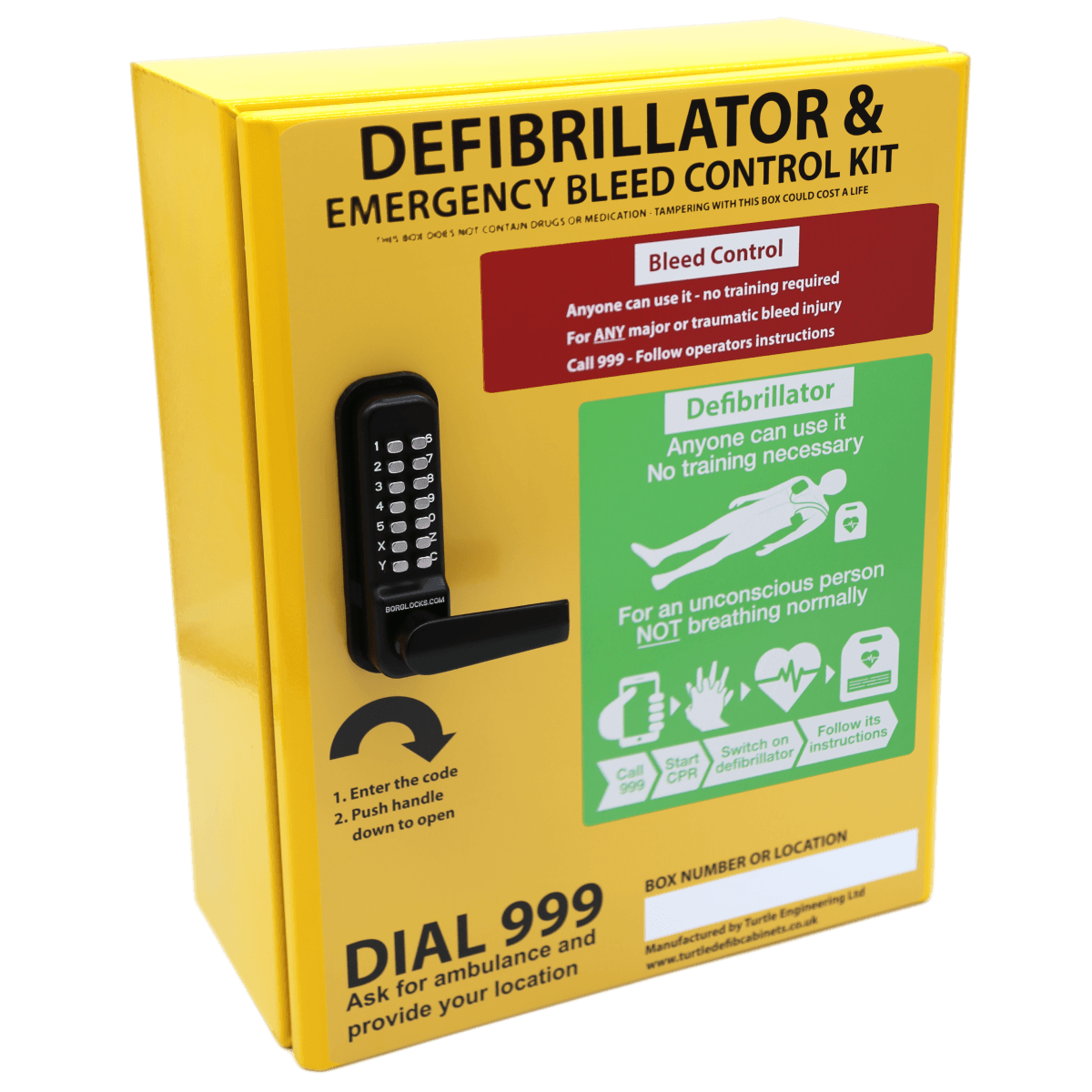 Emergency Bleed Control Solutions Turtle Defib Cabinets
