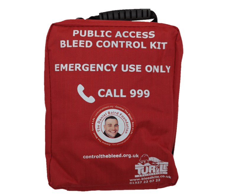 Daniel Baird Foundation Emergency Bleed Control Kit - Turtle defib cabinets