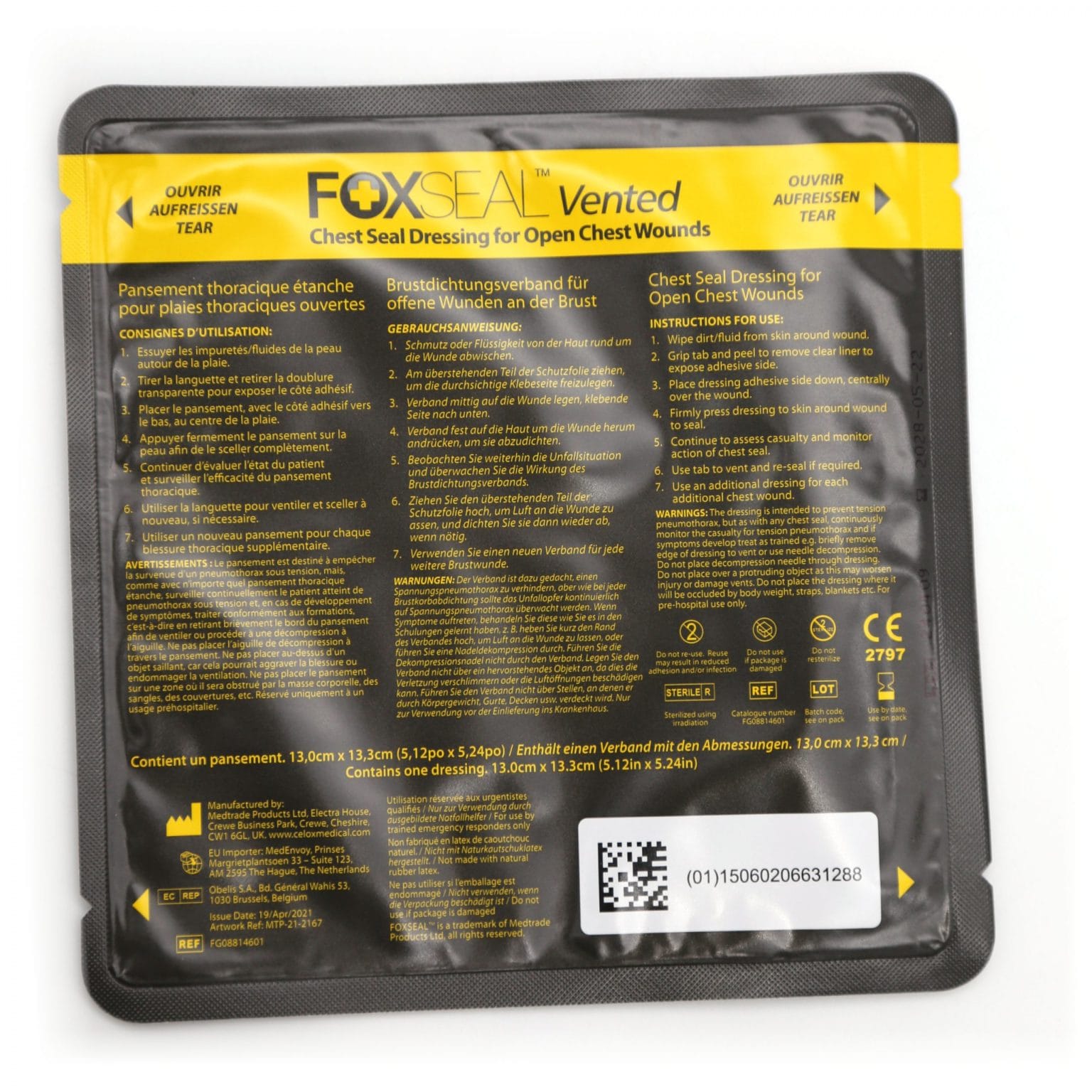 Daniel Baird Foundation Emergency Bleed Control Kit - Turtle defib cabinets