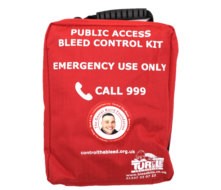 Daniel Baird Foundation Emergency Bleed Control Kit - Turtle defib cabinets